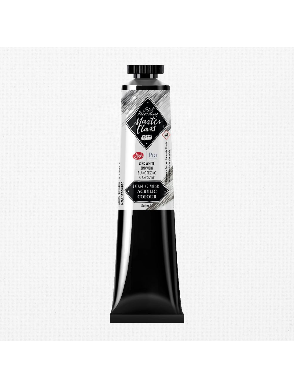 Tinta Acrilica Nevskaya Palitra Master Class 46 ml Cor Zinc White - 100
