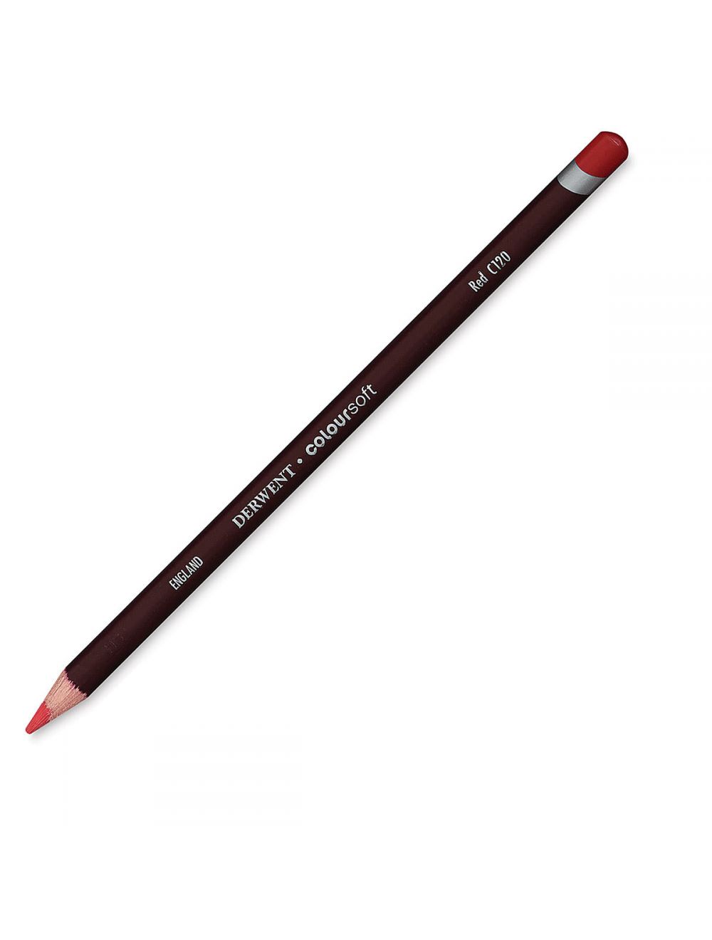 Lapis de Cor Permanente Derwent Coloursoft C120 - Red