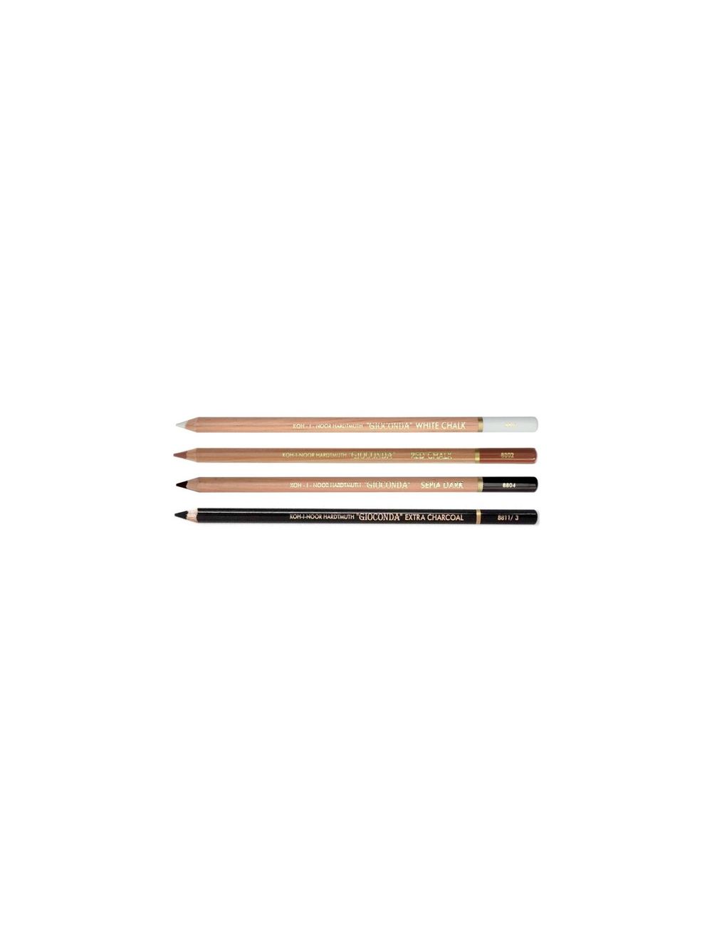 Lapis Sepia e Crayon Koh-I-Noor